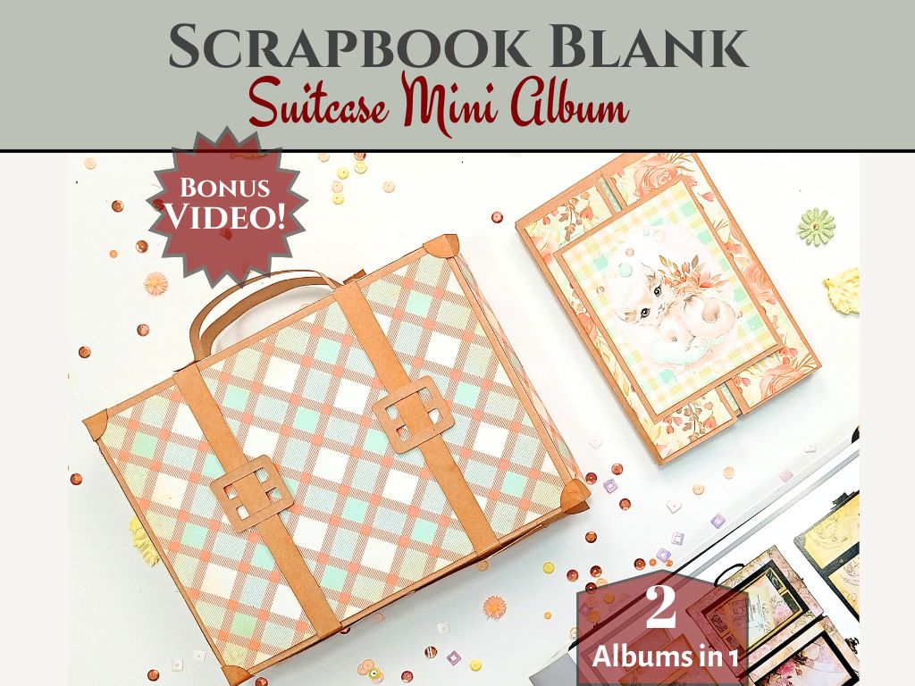 Buy Suitcase Travel Album Scrapbook Base for Gifts Online|Craftreat DIY ...