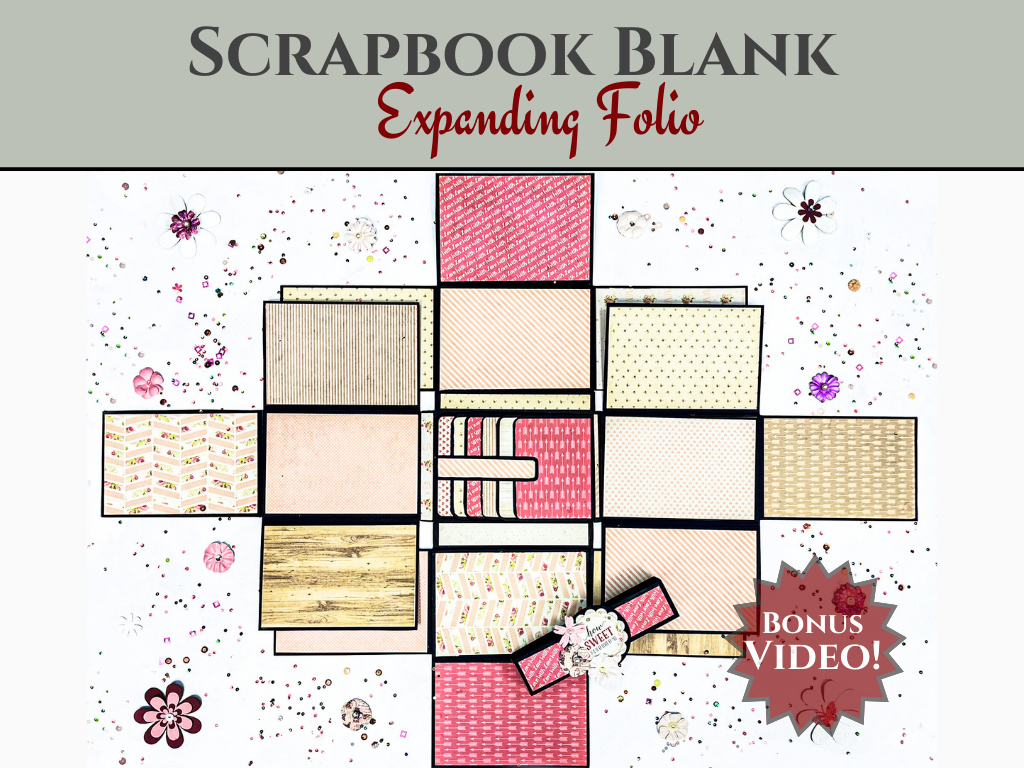 CrafTreat Scrapbook Blank Precut Album Base - Expanding Folio - Kraft ...