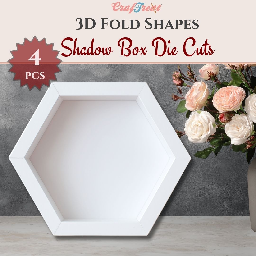 white 3d shadow box