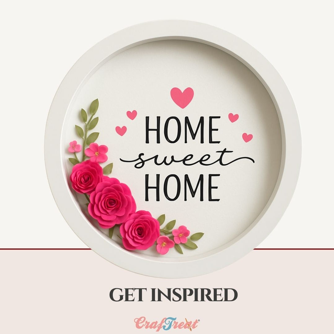 CrafTreat 3D Fold Shapes - Shadow Box White - Circle 3pcs — Craftreat