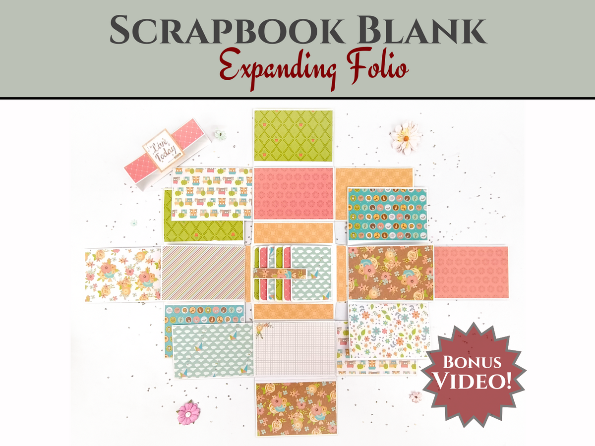 Buy Expanding Folio White Scrapbook Templates Base Online | CrafTreat ...