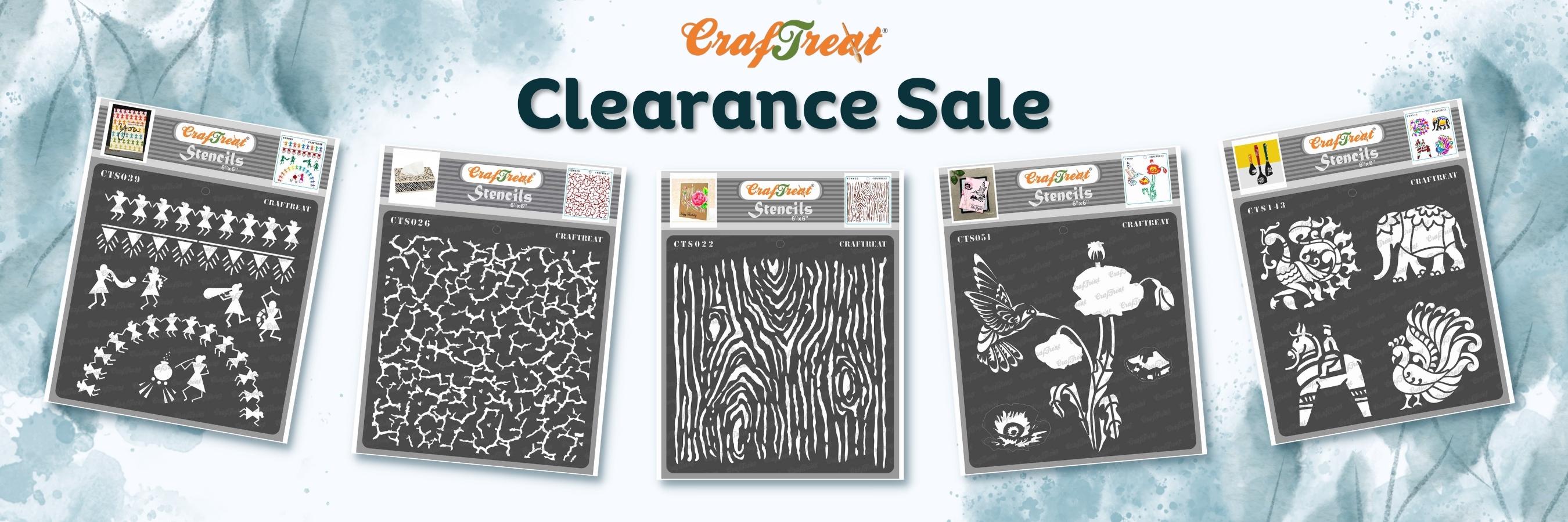 Buy High Quality Stencil Pattern &Scrapbook Online|Art Supplies &Craft ...