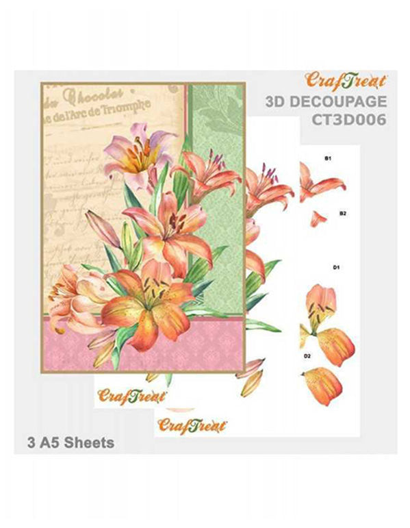 Buy 3d Decoupage Sheet | 3d Decoupage Art Kit Online | CrafTreat ...