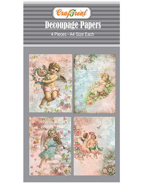 Buy Angel Set Decoupage Paper A4 for Scrapbook Ideas — Craftreat