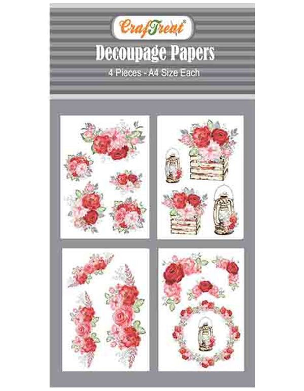 Buy Decoupage Paper set Online | Decoupage Paper Art & Craft Ideas ...