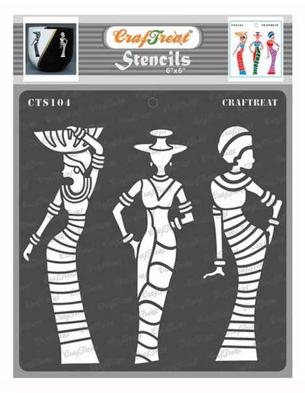 Buy Mud African Tribal Art Stencil Designs | African Tribal Dance ...