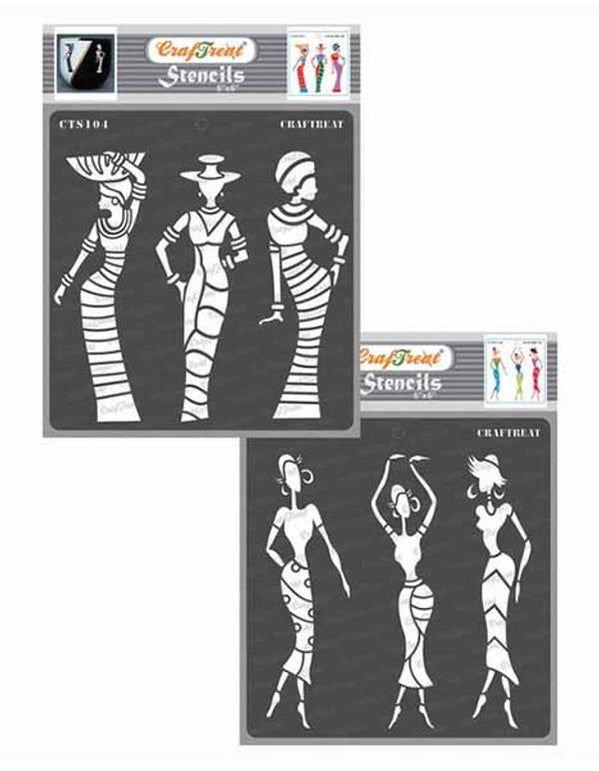 Buy Mud African Tribal Art Stencil Designs | African Tribal Dance ...