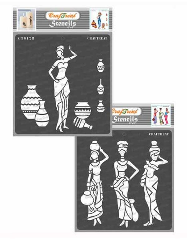 Buy Mud African Tribal Art Stencil Designs | African Tribal Dance ...