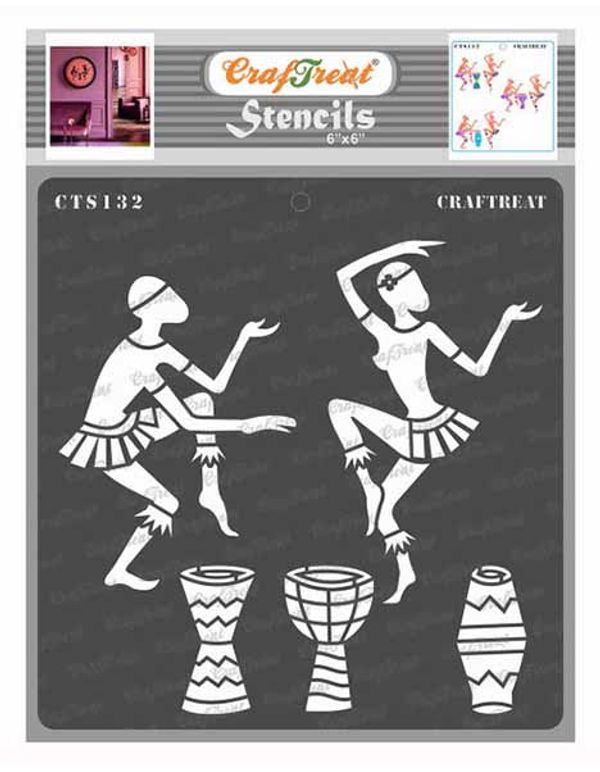 Buy Dance to the beat Stencil 6x6 Inches Quote Stencil Online ...