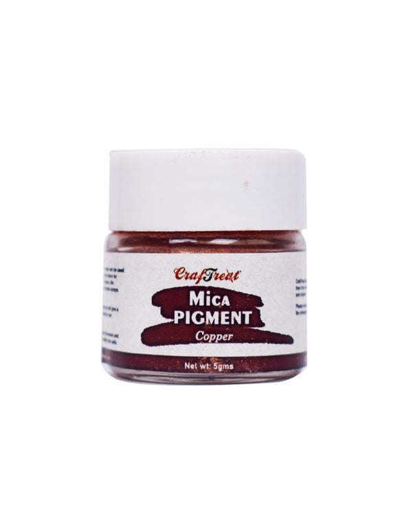 Buy Copper Mica Pigment Powder 5gms per pack Online | CrafTreat — Craftreat