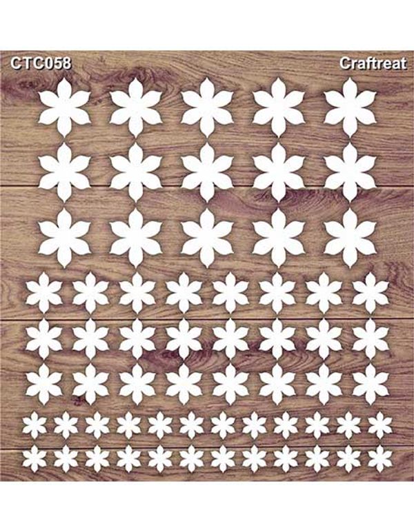 Buy Laser Cut Chipboard Flowers Embellishment for Card Making Crafts ...
