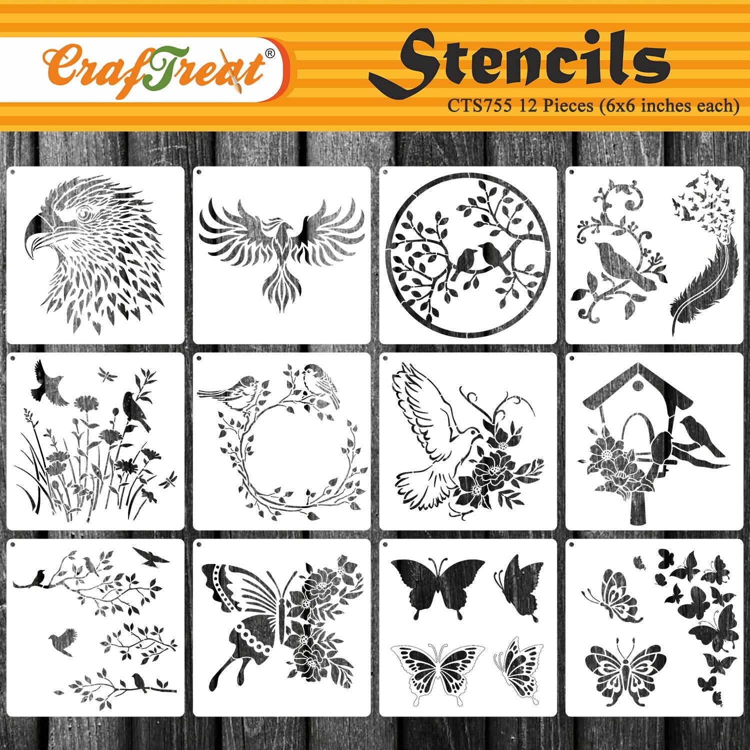 easy flower stencils