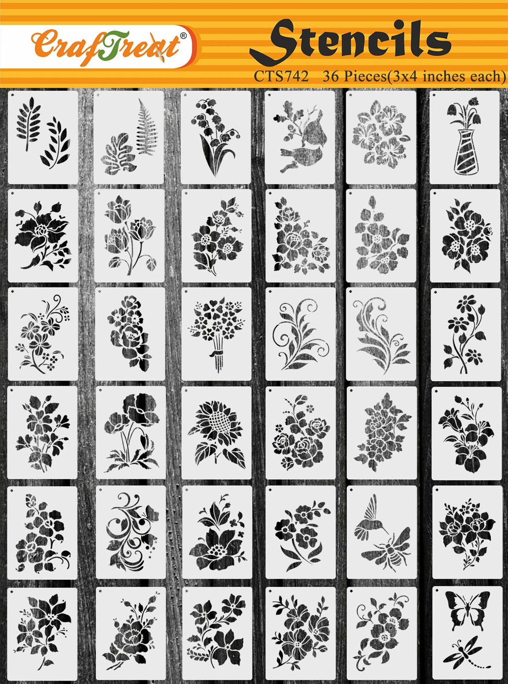 Buy Stencil Collections Online| DIY Stencil Art Designs & pattern for ...