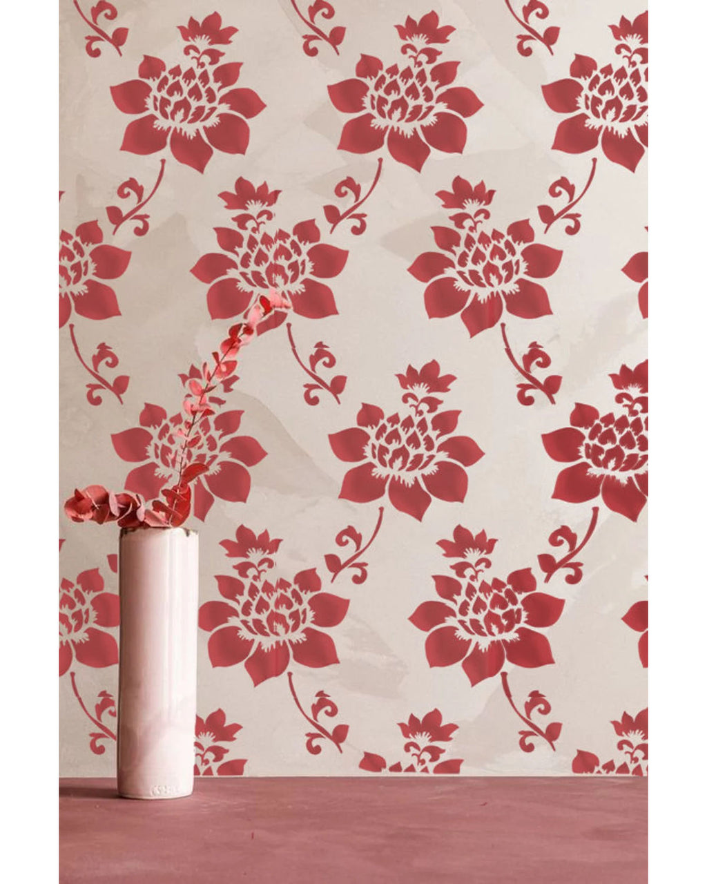 Large Wall Stencils for Painting on Walls: Bedroom and Living Room ...